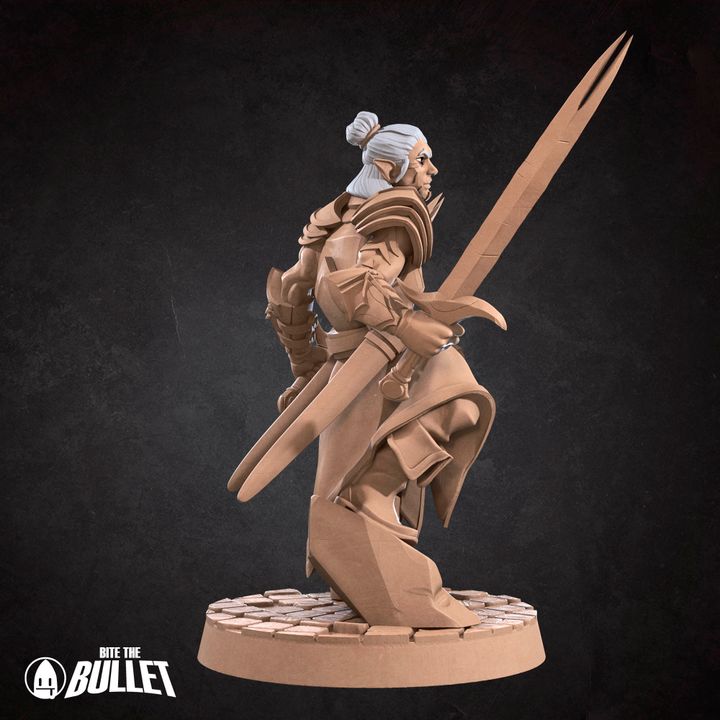 3D Printable Drow Weapon Master by Bite the Bullet